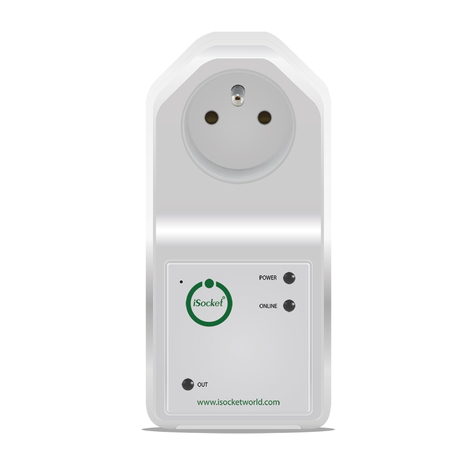 iSocket with energy meter for energy control in France and Africa